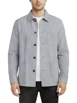 GIVENCHY Pinstriped Cotton Shirt Jacket