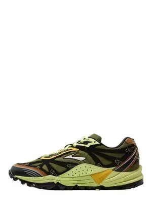Brooks Cascadia 1 Panelled Mesh Sneakers - Green