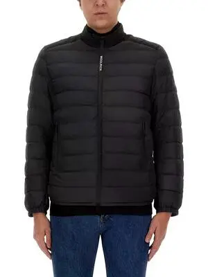 Woolrich Logo-print Quilted Jacket - Blue