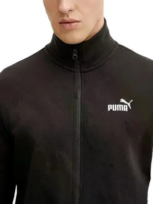 PUMA Logo-print Zip-up Sweatshirt - Black