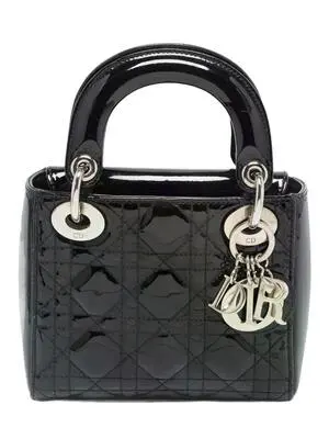 Dior 2016 Lady Cannage Tote Bag - Black