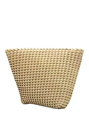 Bottega Veneta 2012-2026 Intrecciato Structure Clutch Bag - Neutrals