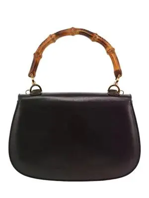 Gucci 2000s Bamboo Tote Bag - Black