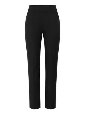 Sportmax Pressed-crease Trousers - Black
