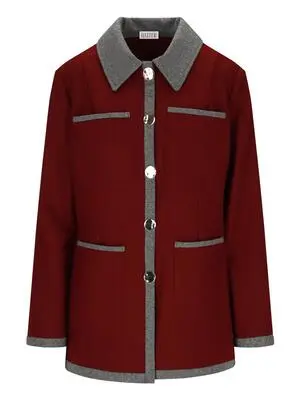 BALTÉR Red Bordeaux Overshirt
