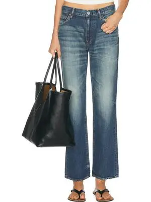 MOUSSY VINTAGE Moussy Vintage Leyden Straight Leg Jeans In Blue
