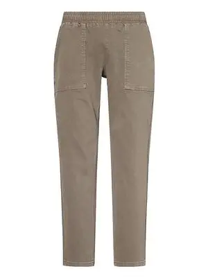 ARNE Carpenter Elasticated-waist Denim Trousers L Dark Olive