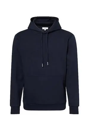 ARNE Interlock Stretch-jersey Hoody - Navy