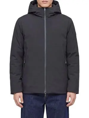 Rains Sarna Waterproof Hooded Puffer Jacket With Primaloft® Padding - Black