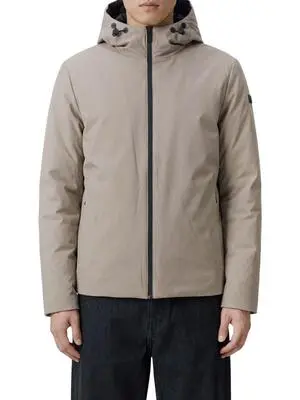 RRD Montecristo Reversible Waterproof Hooded Puffer Jacket Brown