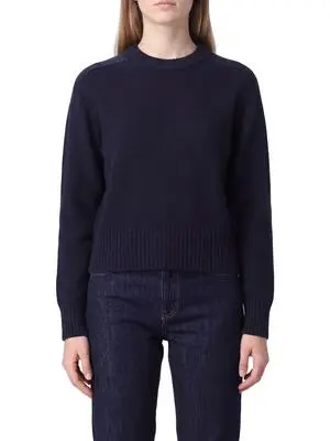 Extreme Cashmere Long-sleeved Crew Neck Jumper In Pure Cashmere - Blue