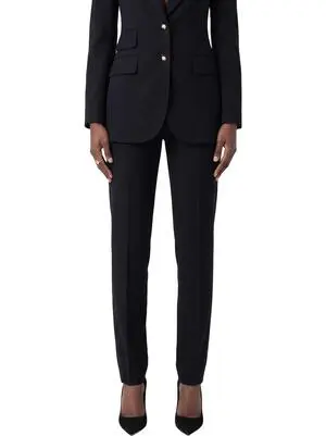 Dolce & Gabbana Tailored Skinny Trousers In Virgin Wool With A Mid-rise Waist - Black