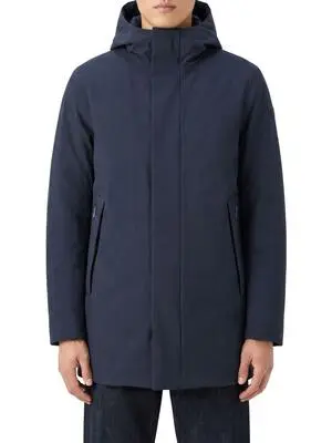 RRD Eskimo Knee-length Parka In Recycled Technical Fabric With Hood - Grey