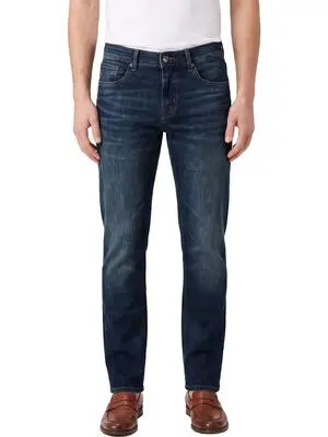 7 For All Mankind Mid-rise Slim-fit Skinny Jeans In Cotton Denim - Blue