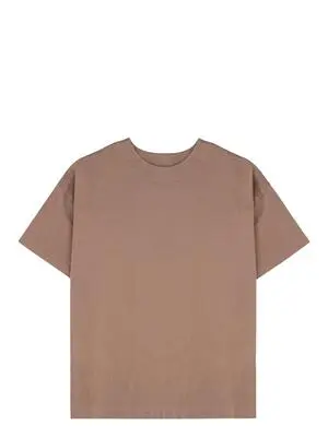 Fear Of God T-shirt In Misto Cotone Beige