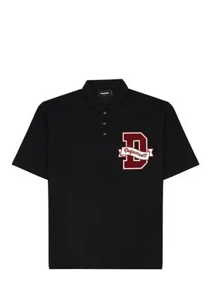 Dsquared2 Polo Con Logo - Black
