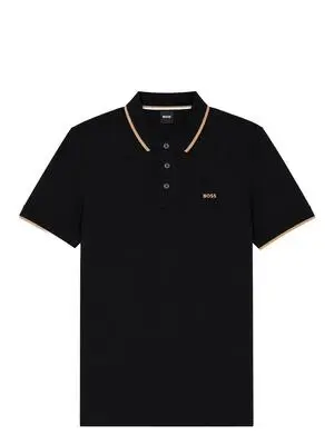 BOSS Polo In Cotone - Black