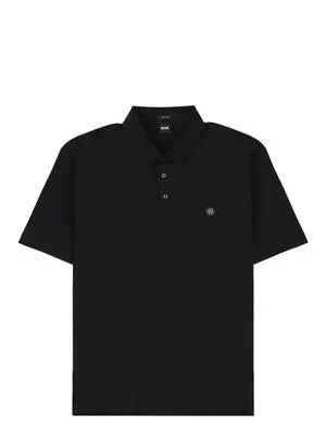 BOSS Polo Con Logo - Black