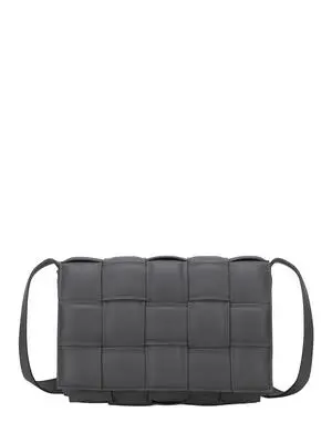 MKF COLLECTION BY MIA K. Ginger Woven Shoulder Bag - Charcoal Grey Grey