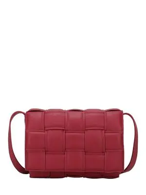 MKF COLLECTION BY MIA K. Ginger Woven Shoulder Bag - Red