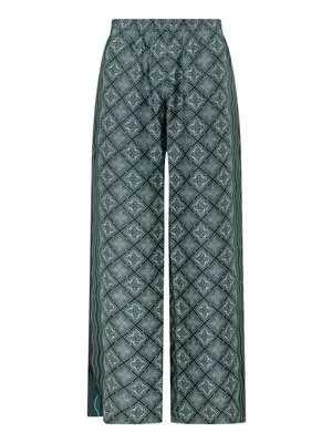 Casablanca Silk Trousers - Green