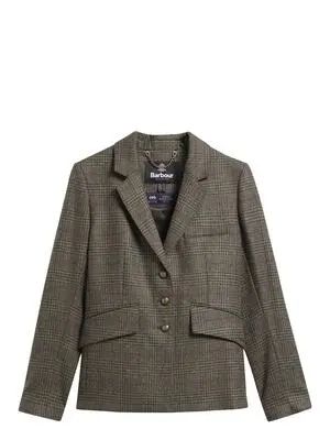 Barbour Wool Outerwear Jacket With Soft Viscose Lining - Grey