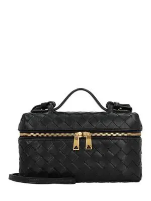 Bottega Veneta Bottega Veneta Intrecciato Mini Vanity Case Black