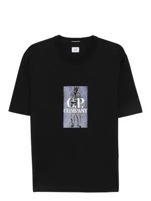 C.P. COMPANY C. P. Company Chest Logo T-shirt - Black