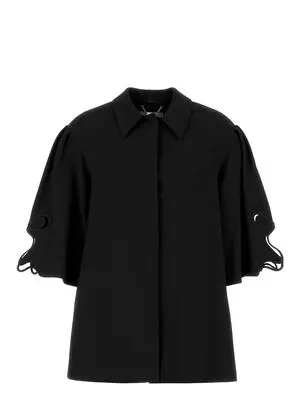 Blumarine Oversize Cady Blazer - Black