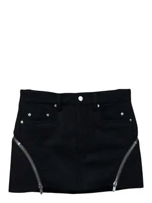 Rick Owens Zip-detail Mini Skirt - Black