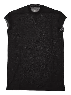 Rick Owens Wool-silk T-shirt - Black