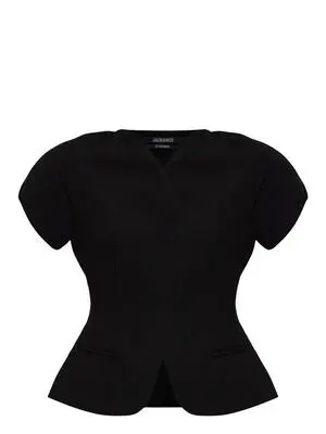 JACQUEMUS Jacquemus Women's Structured Puff-Sleeve Jacket