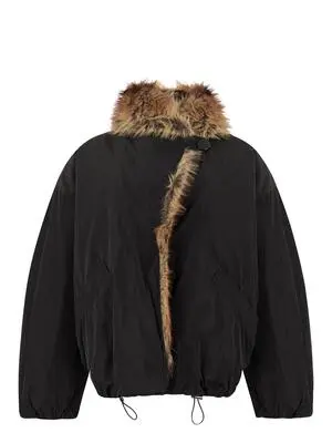 ISABEL MARANT ÉTOILE Isabel Marant Cropped Parka Jacket With Synthetic Fur Lining