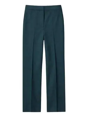 THE FRANKIE SHOP Tailored Jet Trousers In Technical Fabric - Green