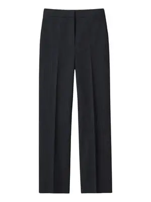 THE FRANKIE SHOP Jet Tailored Trousers In Technical Fabric - Black