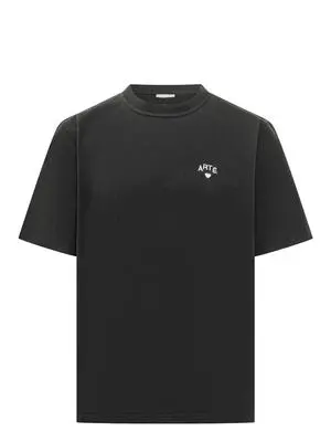 ARTE ANTWERP Arte Antwerp Heart Mini Logo T-Shirt Black