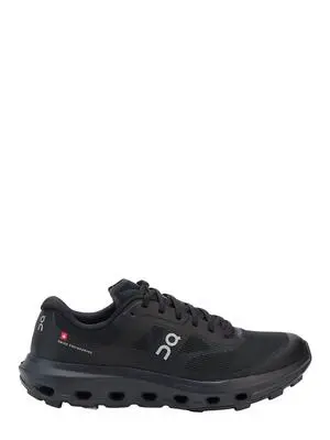 On On Men's Cloudvista 3 Mini Running Sneakers With Lace-Up Comfort Black