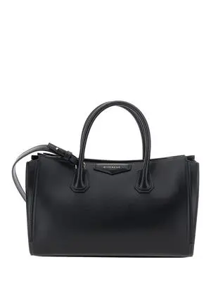 Givenchy Logo-detail Leather Handbag With Zip Closure, Leather Handles, 30 X 20 X 10 Cm - Black