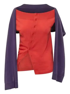 JW Anderson J. W. Anderson Shoulofr Tank Top Mini Style - Red