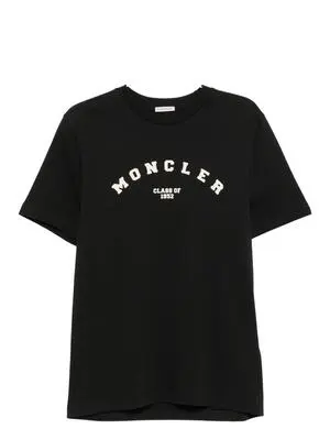 Moncler Graphic Short-sleeve Crewneck T-shirt - Black