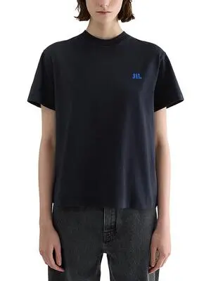 JIL SANDER Cotton Crewneck Tee - Midnight