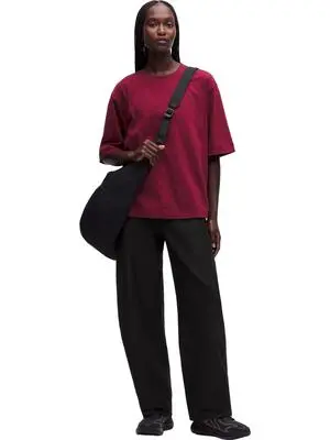 Lululemon Easyfive Low-rise Barrel-leg Pant - Black