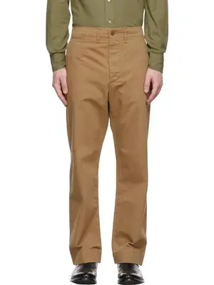 Ralph Lauren Mid Rise Field Chino Trousers - Brown