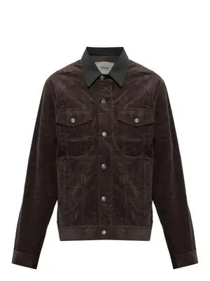 Zadig&Voltaire Voltaire Bases Button-up Velvet Jacket - Brown