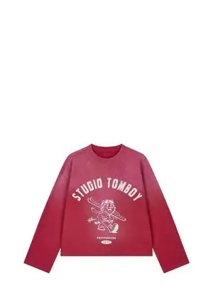 STUDIO TOMBOY Graphic-print Sweatshirt - Red
