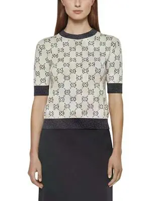 GUCCI Gg Supreme Knit Top