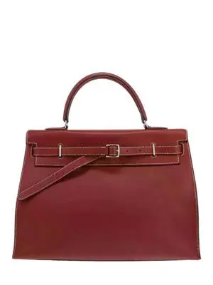 Hermès 2007 Kelly Flat Tote Bag Red