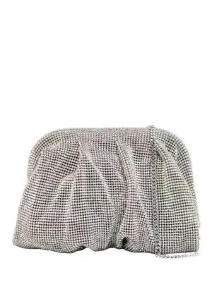 Benedetta Bruzziches La Petite Venus Crystal-embellished Clutch Bag - Silver