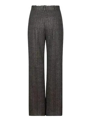 MAX MARA Herringbone-pattern Trousers
