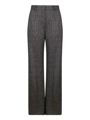 MAX MARA Herringbone-pattern Trousers